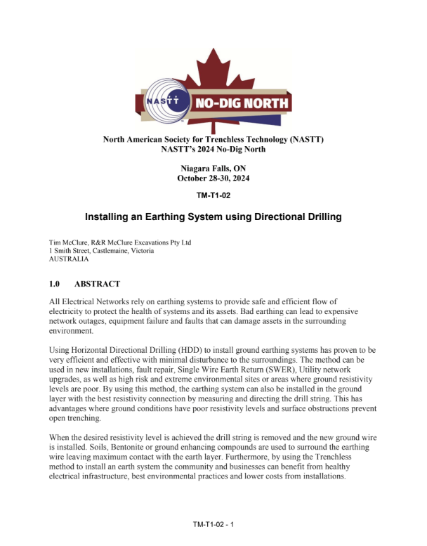 CLAD Trenchless Grounding | Patented HDD Earthing Solutions